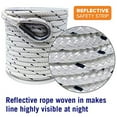 Premium Anchor Rope Double Braided Boat Anchor Line 100 ft White Marine ...