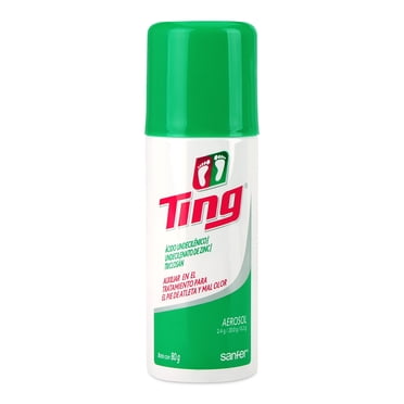 Antimicótico Ting polvo en aerosol para el pie de atleta y mal olor 150 ...