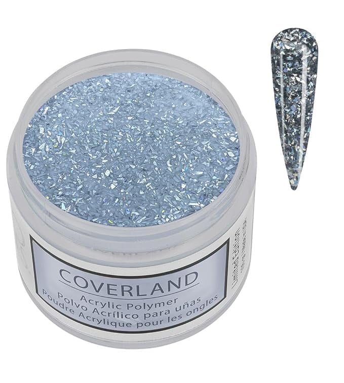 Polvo acrílico para uñas Tones Coverland "Plata triturada" - Edición ...