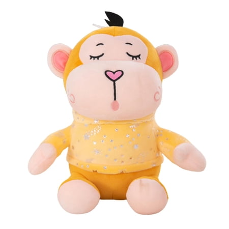Newborn Baby Plush Stuffed Toys Cartoon Sweater Monkey Early ...