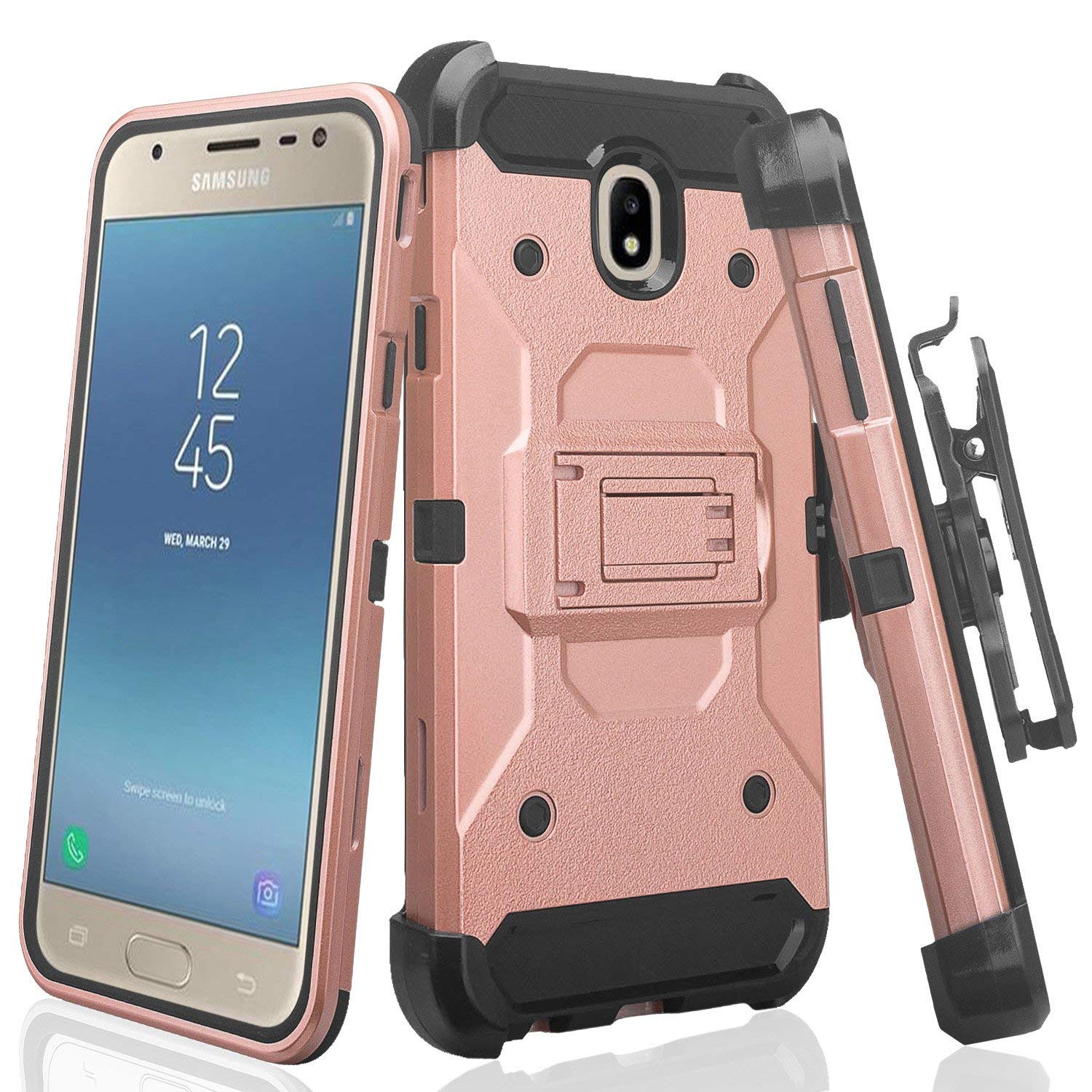 SOGA Case Compatible for Samsung Galaxy J3 2018 J337/Amp Prime 3 (2018 ...