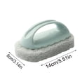 Beforeyayn Handheld ScrubBrush With Handle, non scratch scrubber for ...
