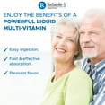 Reliable1 Laboratories Multi-Vite Liquid Multivitamin, Natural Citrus ...
