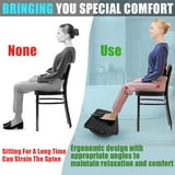Ergonomic Rocking Foot Rest with Adjustable Support & Massager for ...