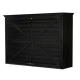 GDLF Outdoor TV Enclosure Solid Wood TV Cover 55 Inch Weatherproof with ...