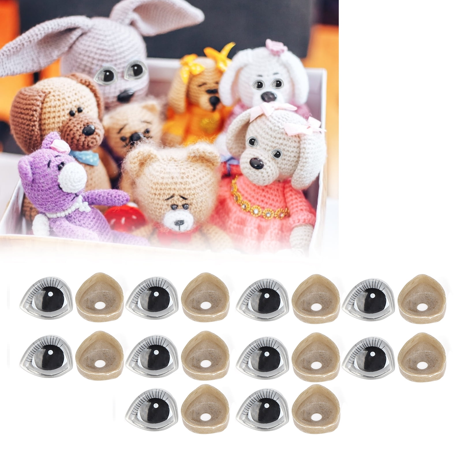 Zerodis Doll Eye Accessories Wear resistant Animal Toy Eyes For Doll Making For General Purpose For Professional Use For Replacement