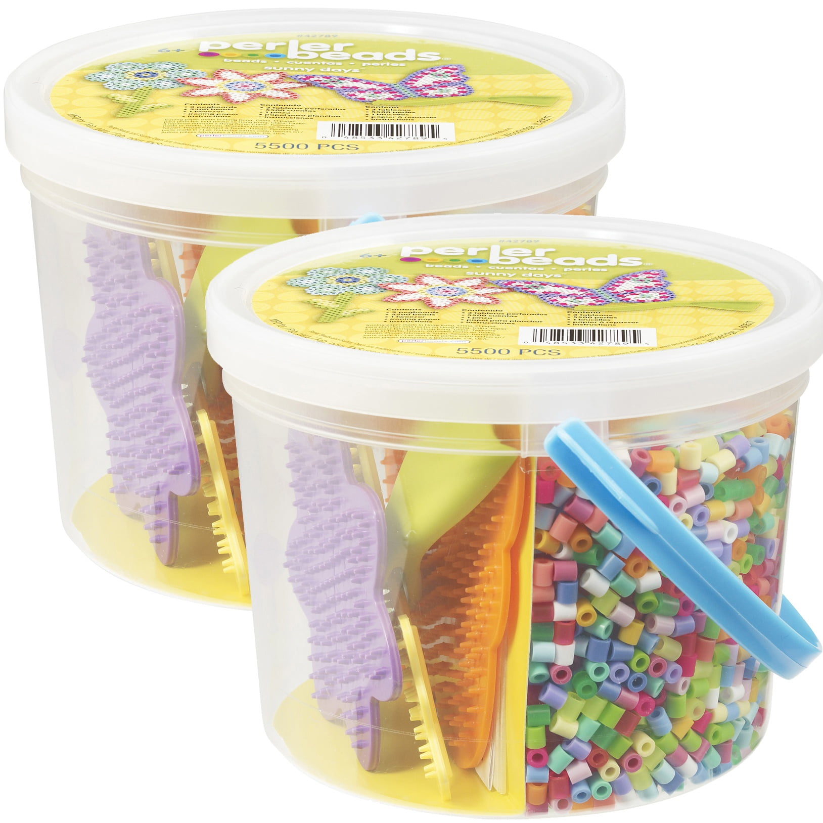 Perler Fused Bead Bucket Kit Sunny Days, Multipack Of 2- - Walmart.com