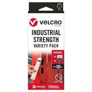 Velcro Oval Wafer Thin Hook & Loop Fasteners, 1/2" x 1 1/4", White, 40 ...