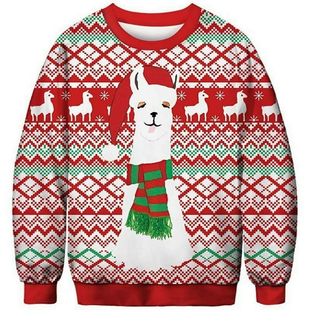 Click here for Generic Men Winter Christmas Sweater Colorful 3d P... prices