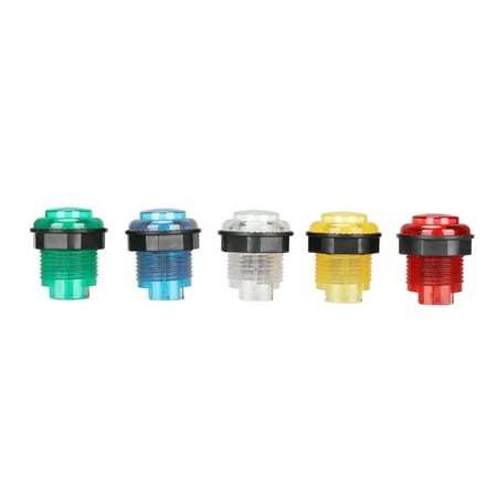 Arcade Buttons, Gold Plated Contacts 5pcs Professional Arcade Game Push ...
