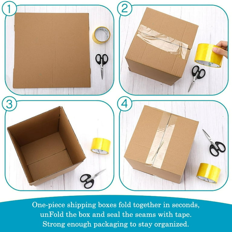 Small Shipping Box 25-pack The Boxery 5x5x5" Shipping Boxes - 25-Pack ...