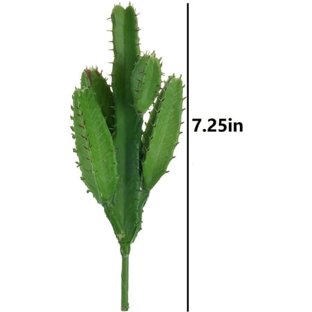 Artificial Succulent Plants Faux Cactus Picks Unpotted - Realistic Fake ...