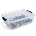 Free Shipping Rubbermaid Cleverstore 16 Quart Plastic Storage Tote