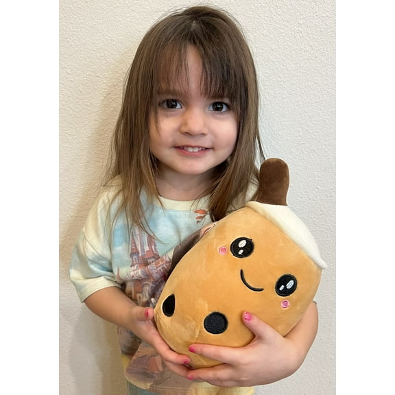 Yellow Pineapple Boba Plush Doll Happy // 9.5 Inches // Super Soft ...