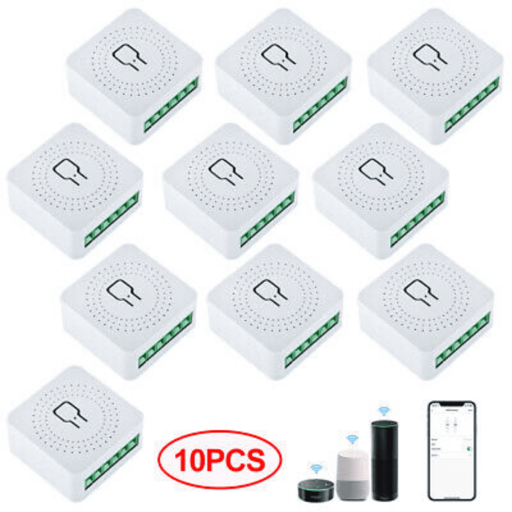 Smart Light Switch Module Smart Life/Tuya App, Mini Smart WiFi Wireless ...