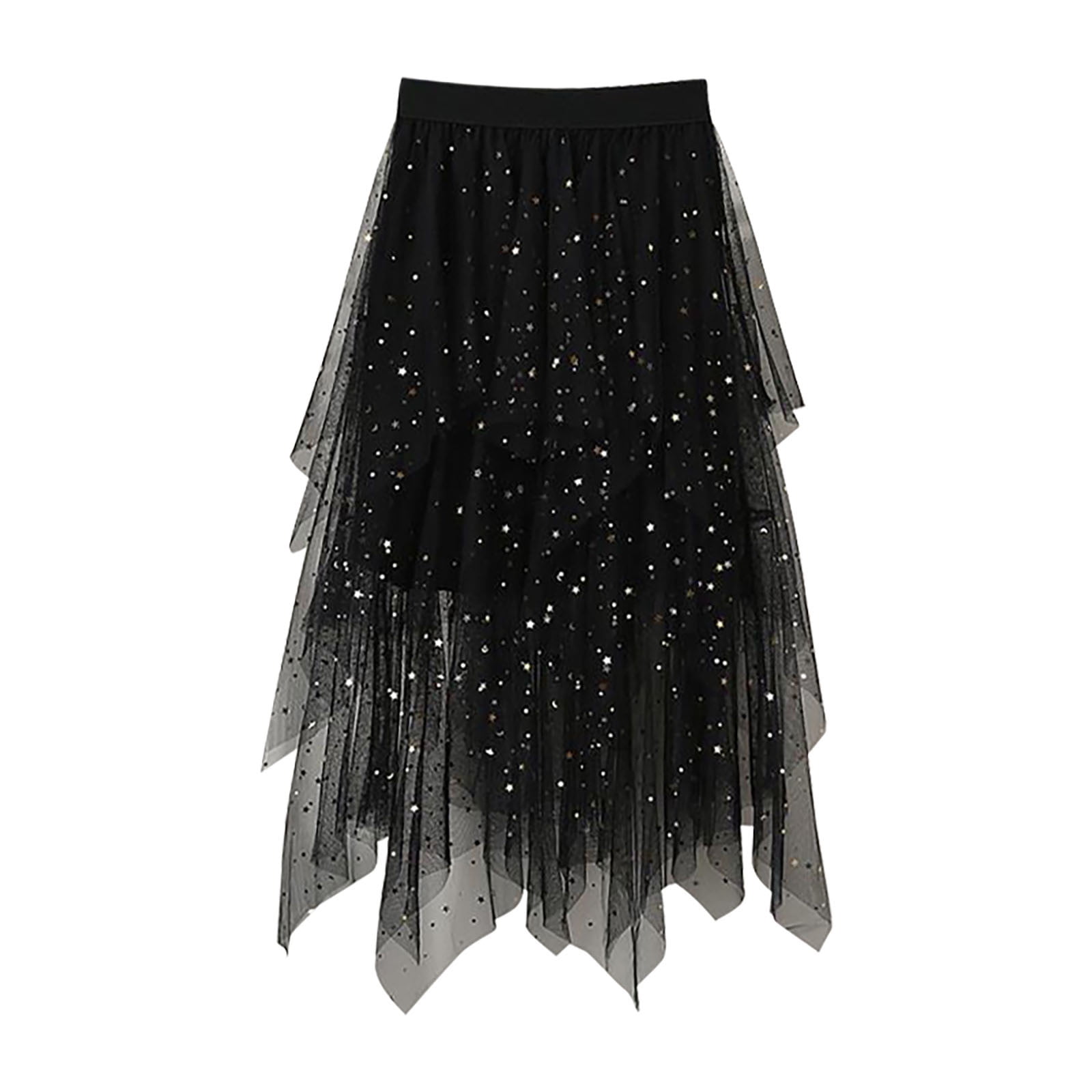 Click here for Lojoutye 2025 Star Sequin Tulle Skirts For Women M... prices