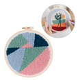 2 Set Punch Embroidery Starter Kits DIY craft - Walmart.com