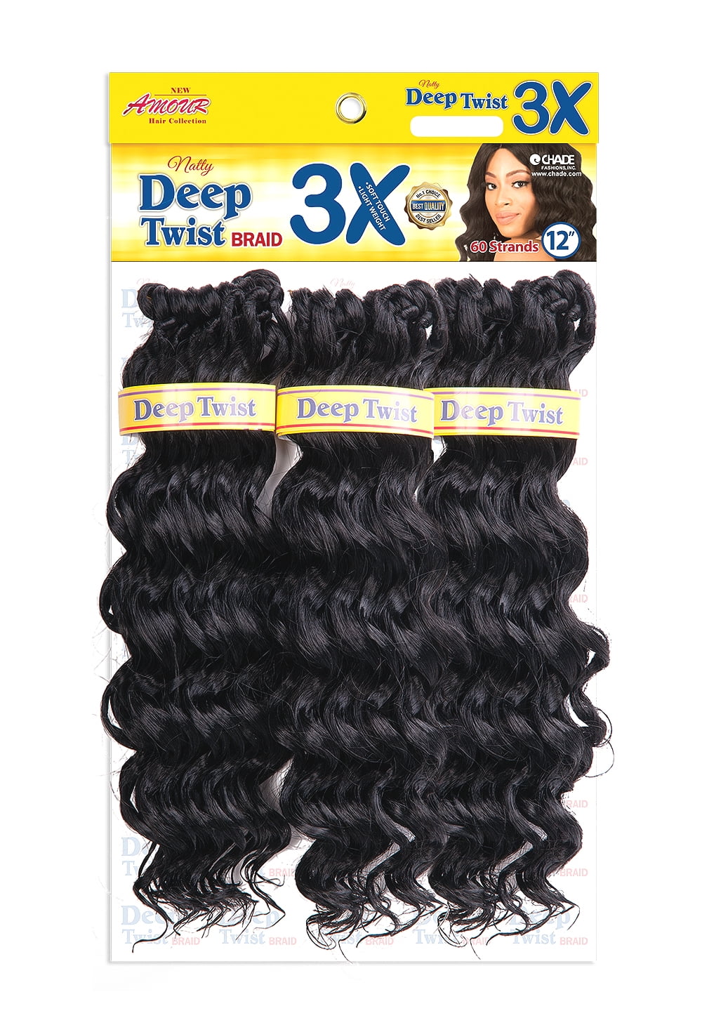Natty Deep Twist 12 Inch Triple Packs (1/50) - Color 2 - Walmart.com