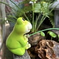Gieenan Funny Frogs Fishing Resins Sculpture for Garden Pond Outdoor ...
