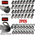 2Pcs Flip Up Scope Covers Rifle Scope Protect Objective Cap Lens Cover ...
