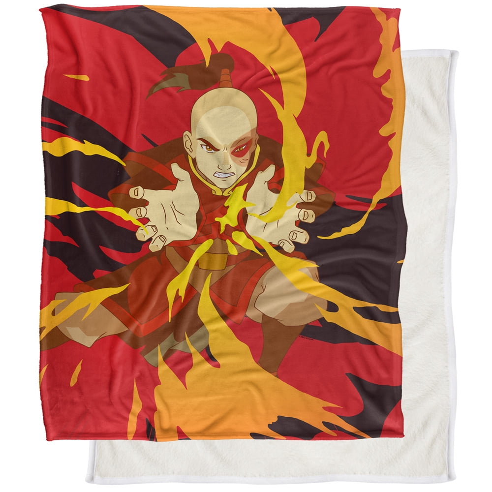 Avatar The Last Airbender Blanket, 50"x60" Avatar Zuko Silky Touch ...