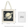 Canvas Tote Bag featuring a stunning - like planet with rings ...