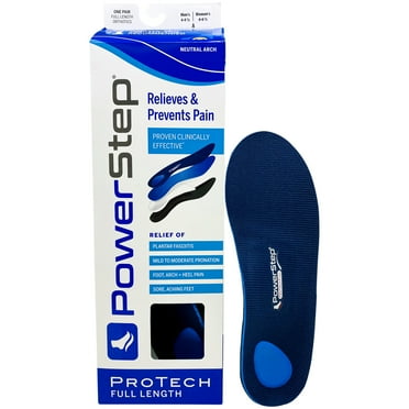 Powerstep Protech Full Length Orthotic Insoles - Walmart.com