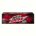 Mountain Dew Code Red Soda, 12 oz Can (Pack of 24), Caffeinated, Sugar ...