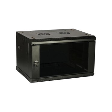 SmartRack 6U Low-Profile Switch-Depth Wall-Mount Rack Enclosure Cabinet ...