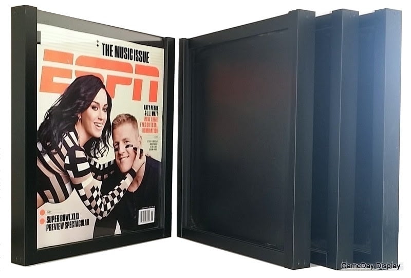 Magazine Display Frame Case Black Shadow Box ESPN Rolling Stone Lot of ...