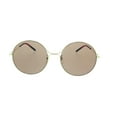 Gucci GG0395S 002 Gold Round Sunglasses - Walmart.com