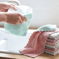 5 Pack Kitchen Cleaning Rag Dishcloth, Microfiber Absorbent Non-stick ...