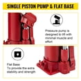 4 Ton Hydraulic Long Ram Jack, Single Piston Pump, Flat Base Manual ...