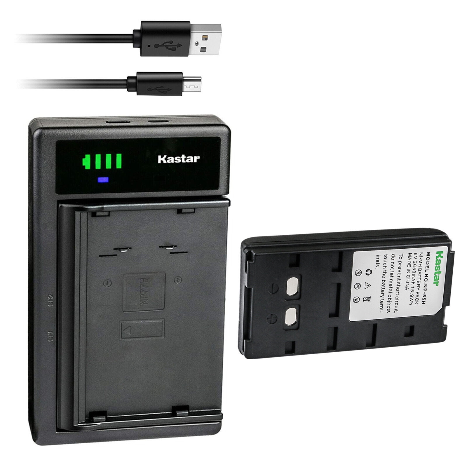 Kastar 1 Pack Np 55h Battery And Ltd2 Usb Charger Compatible With Sony