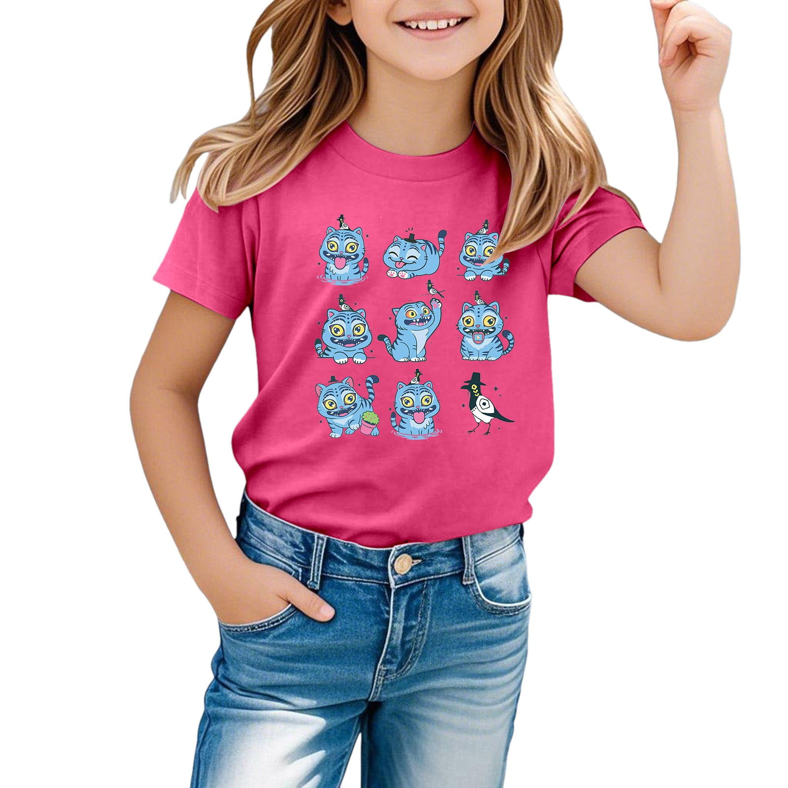 Click here for Bravefron K_pop T Shirts For Girls Crewneck Cute C... prices