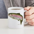 CafePress - Rainbow Trout Mug - 11 oz Ceramic Mug - Novelty Coffee Tea ...