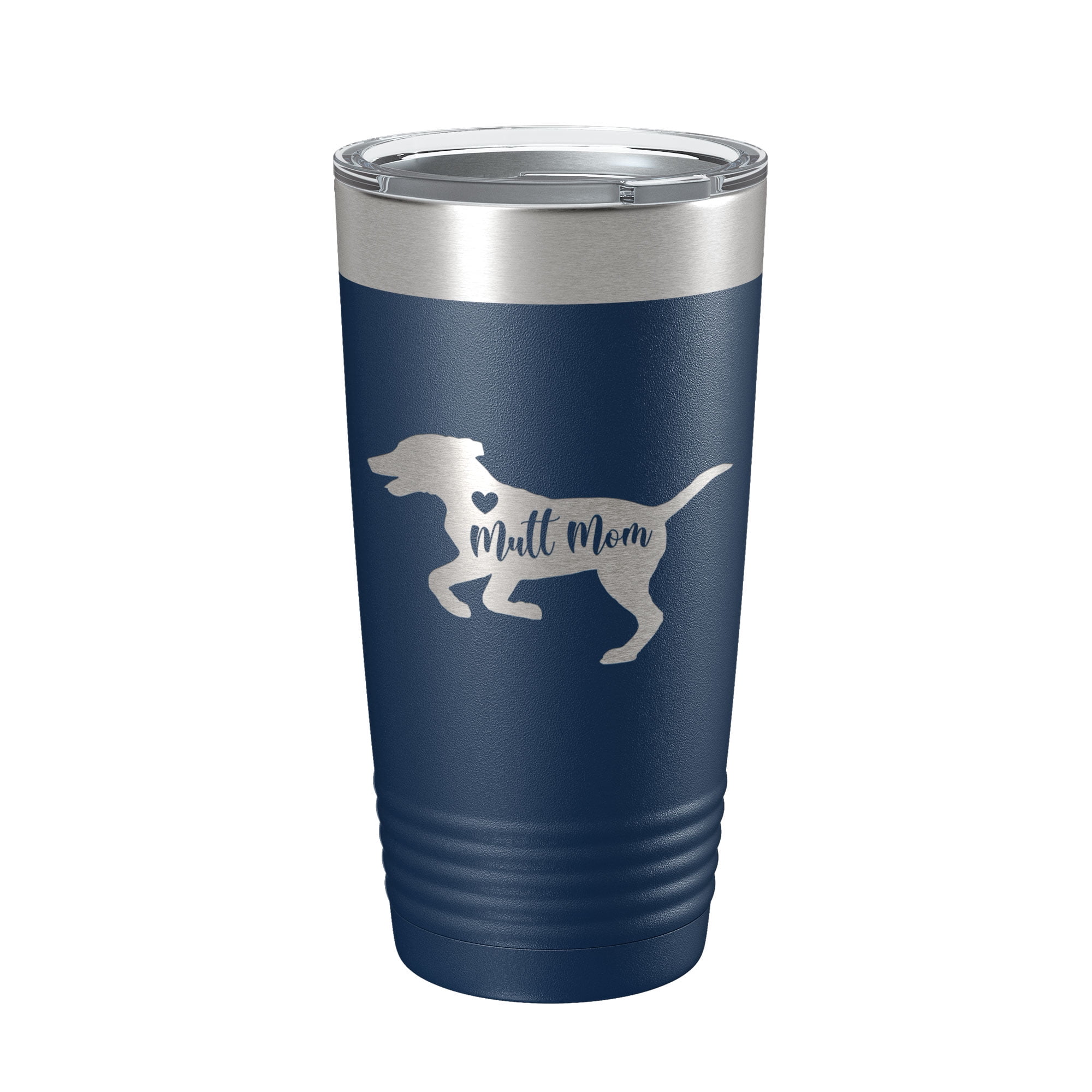 Mutt Mom Tumbler Dog Travel Mug Gift Insulated Laser Engraved Coffee ...