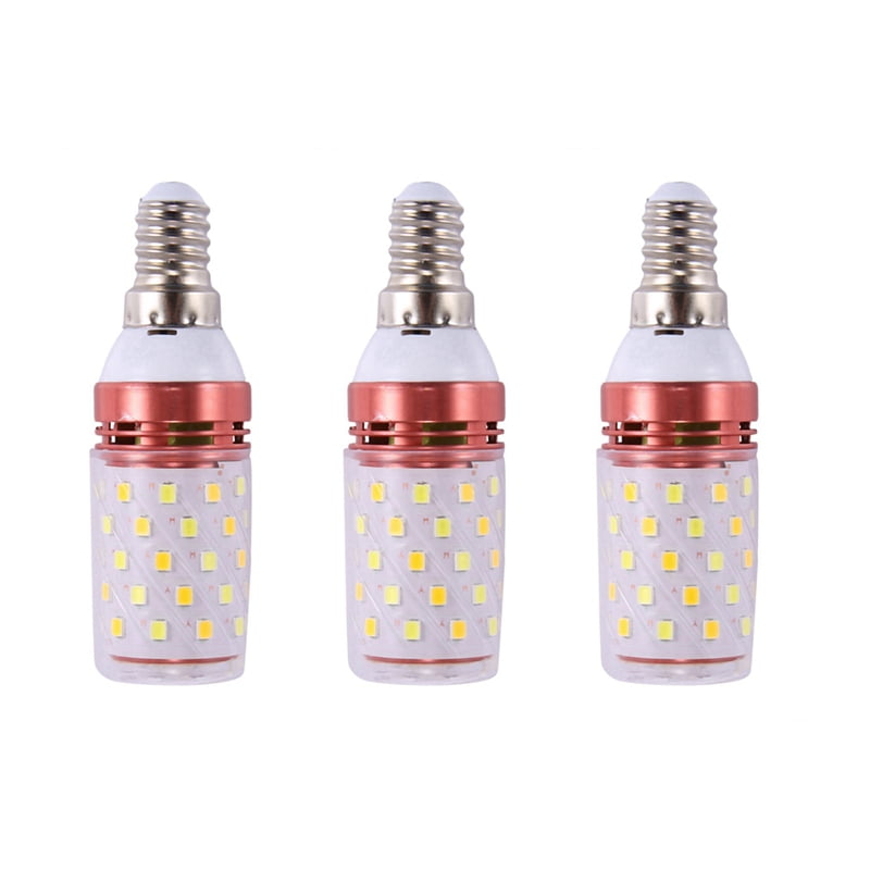 3X Luz de 3 Colores Integrada SMD LED Lampara de Maiz E14 AC85V - 265V ...
