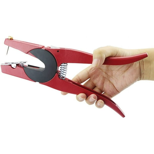 Animal Tag Tool Alloy Pig Cattle Ear Tag Plier for Sheep Goats Cows ...