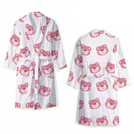 Disney Toy Story Lotso Bathrobe Fashion Women Bathrobe Cute Cartoon ...