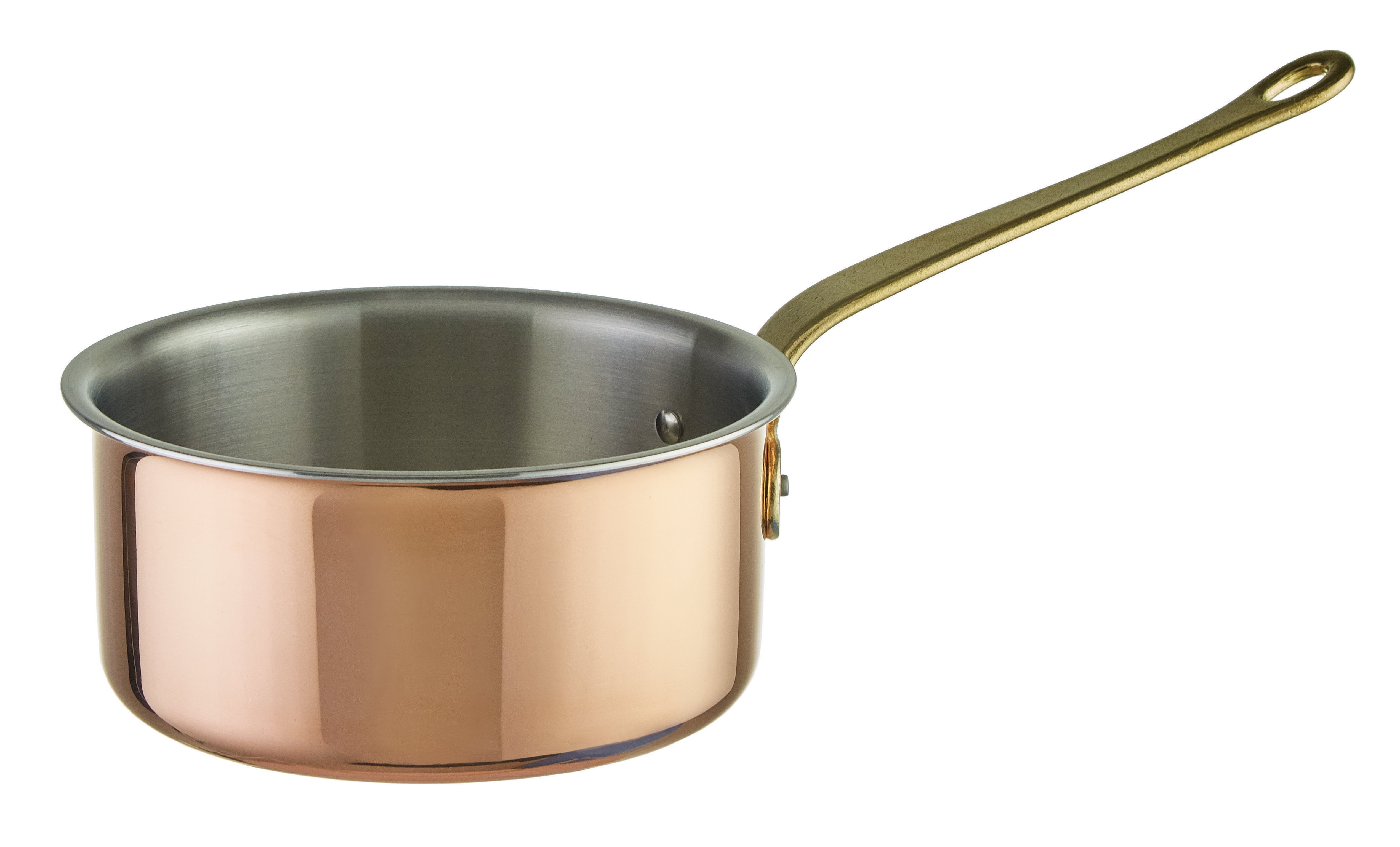 Paderno World Cuisine Copper Sauce Pan, 10 3/8QT - Walmart.com