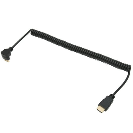 Spring Coiled Extension Cord, Anti Interference Compatible Male To Male ...