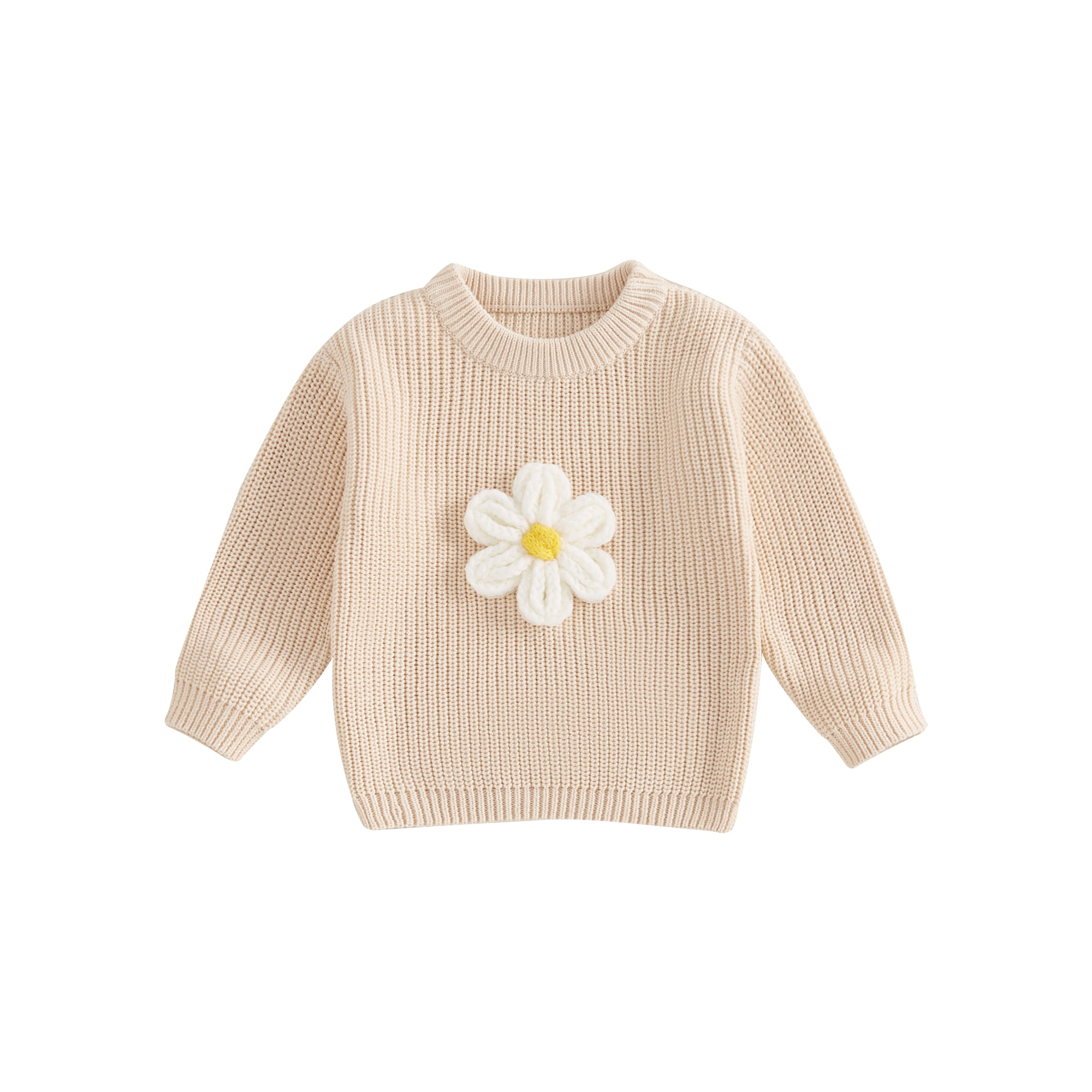 Click here for Gupgi 0-4y Kid Girl Sweater Autumn Winter Flowers... prices