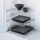 Organize It All Jumbo 3 Tier Corner Helper Shelf in Chrome - Walmart.com