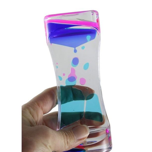 1 RANDOM COLOR Liquid Dripping Timer - Calm Down Jar - Soothing and ...