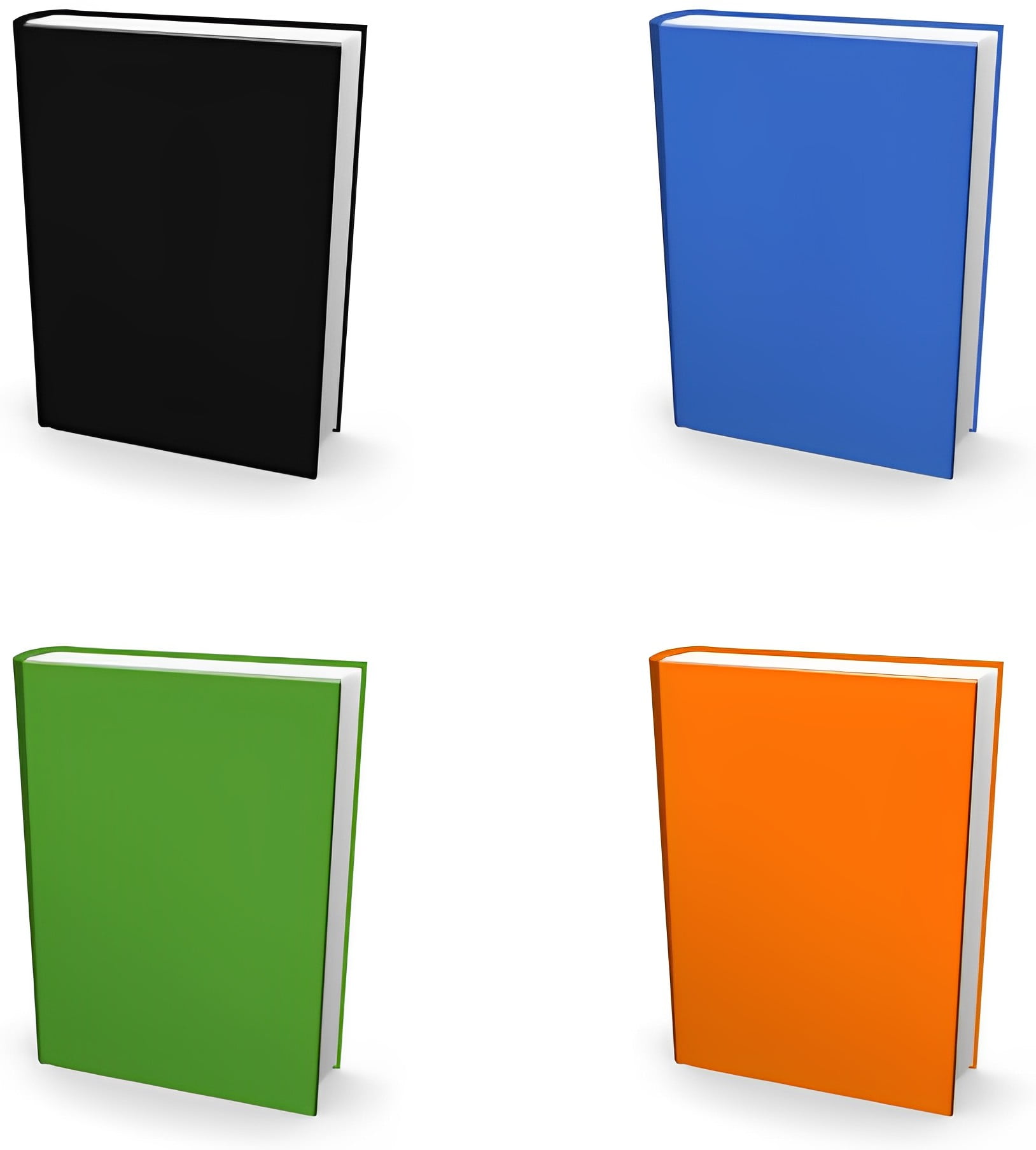 Eucatus Jumbo 9" x 11" Nylon Stretchable Book Covers, Solid Multicolor ...