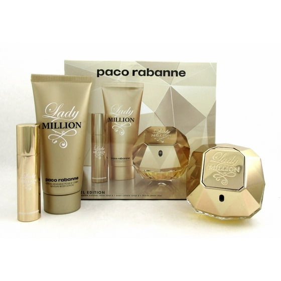 Paco Rabanne - Paco Rabanne Lady Million 3 Pcs Gift Set for Women ...