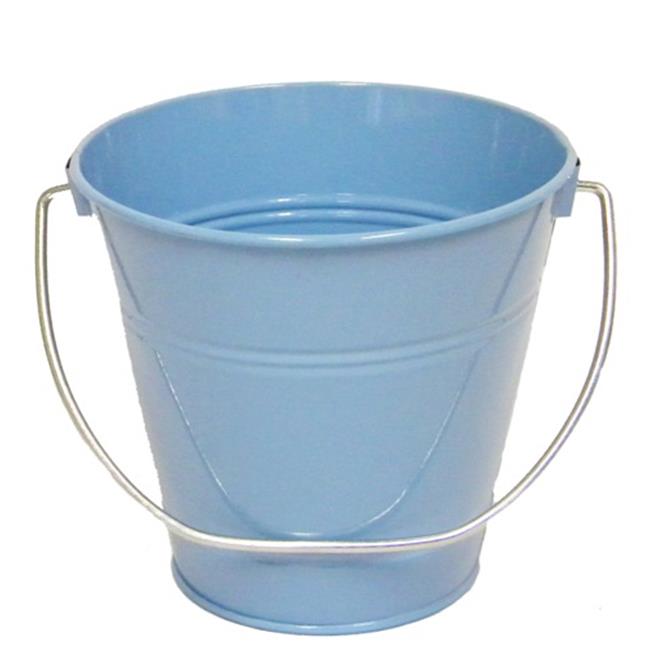 ITALIA 10416 5.5 x 6 In. Light Blue Metal Bucket - 6 Pack - Walmart.com
