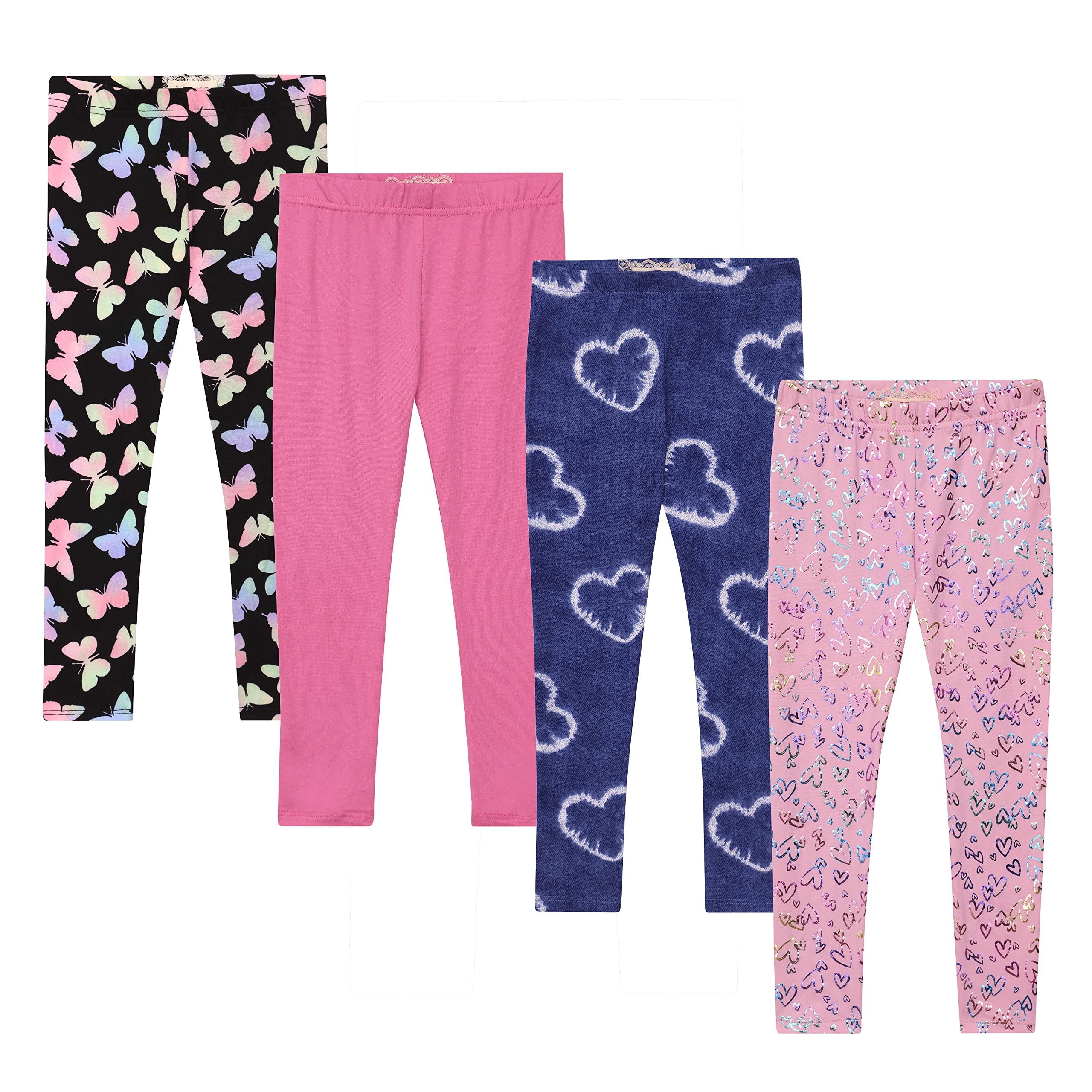 BTween Kids Girl's Fashion Stretch Pants Leggings Comfortable Bottoms ...