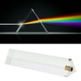 XISAOK Optical Glass Triangular Prism Photo Photography Prism Teaching ...